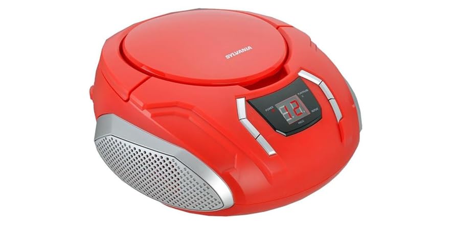 Sylvania Proscan Elite Portable CD Boombox with AM/FM Radio