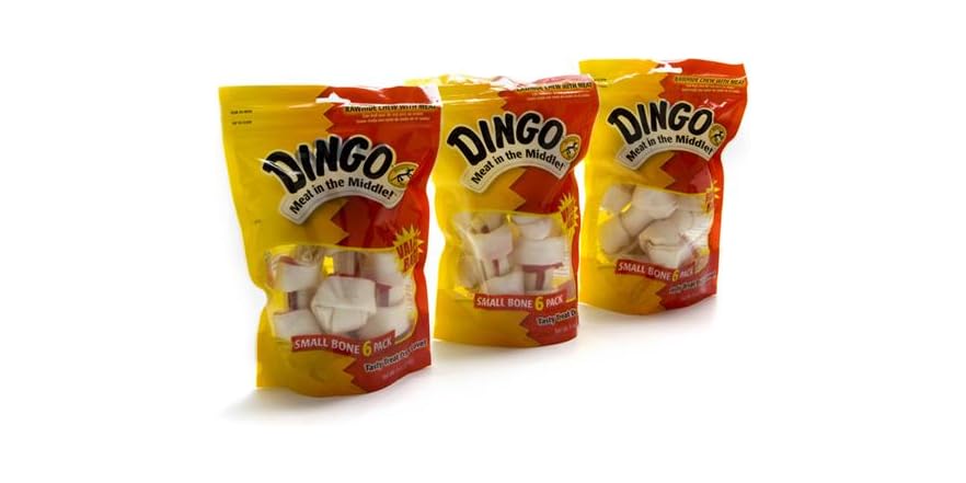 Dingo Original Rawhide Bones – 3 Pack