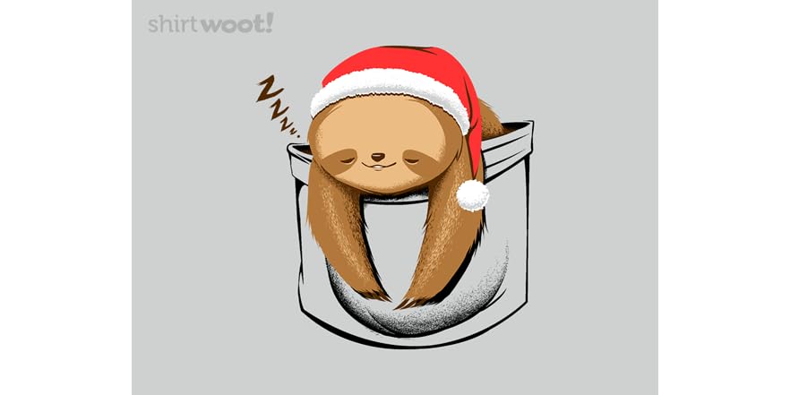 Holiday Pocket Sloth