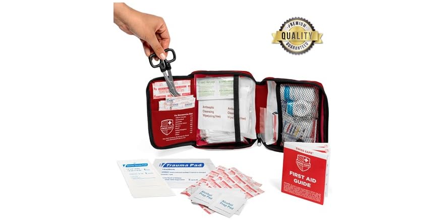 Swiss Safe First Aid Kit (200-Piece)