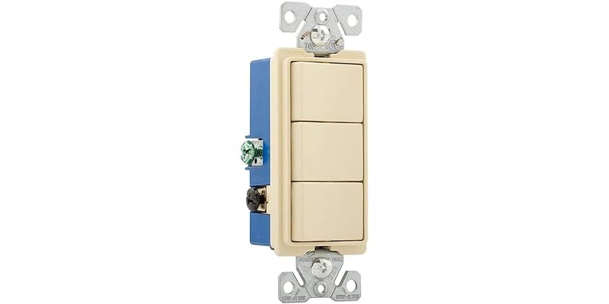 Eaton 7729V-SP 15-Amp 3-Way Combination Switch