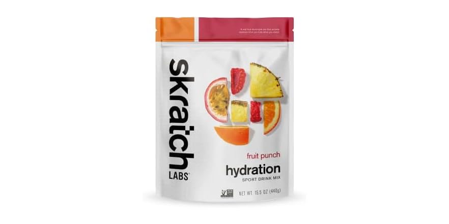 (2 Pack) Skratch Labs Hydration Powder | Sport Drink Mix Fruit Punch