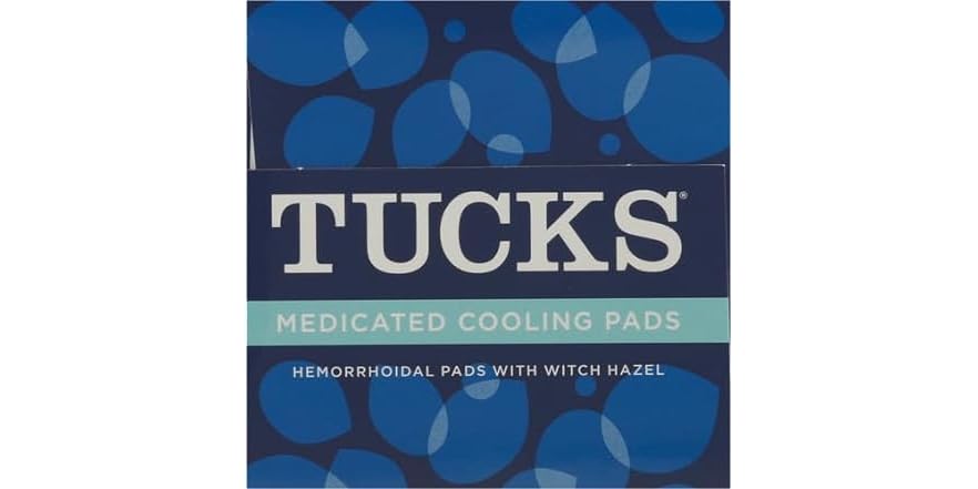 TUCKS Medicated Cooling Pads, 100 Count