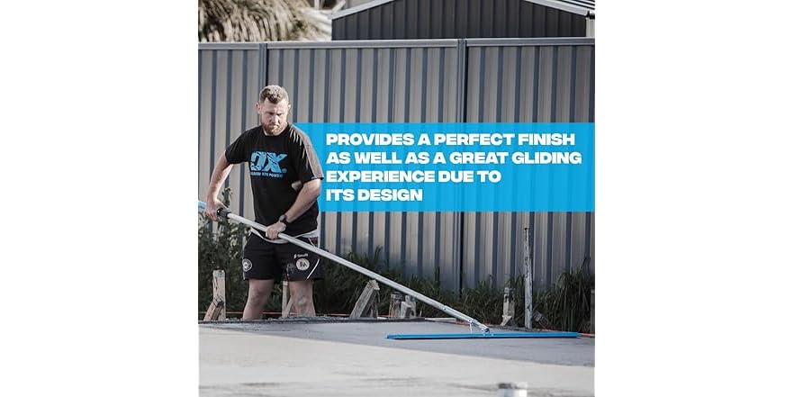 OX Tools Pro Series 48in X 6in Concrete Bull Float