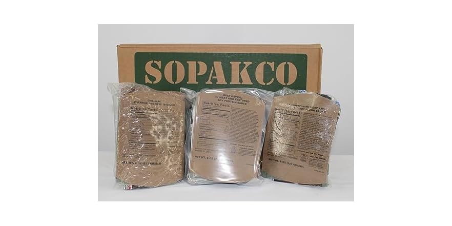 SOPAKCO MRE's Reduced Sodium 16 Meals