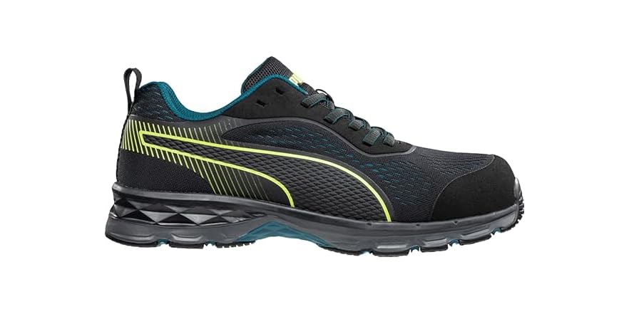 PUMA 643935 Women's Fuse Knit Black Low Shoe