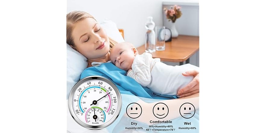 3 PC Mini Thermometer Humidity Monitor