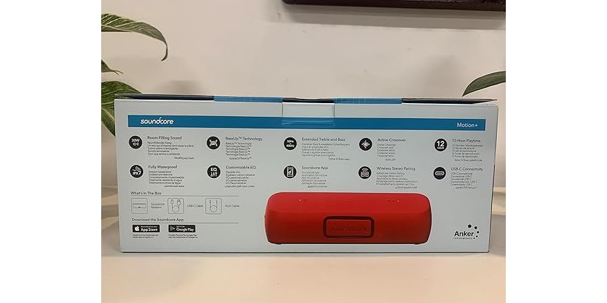 Soundcore Motion+ Bluetooth Speaker with Hi-Res 30W Audio (Open Box)