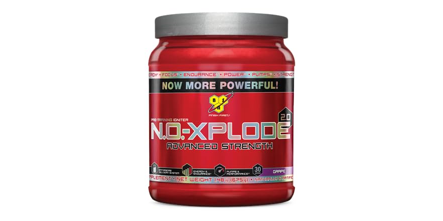BSN N.O. XPLODE 2.0 Grape, 30 servings