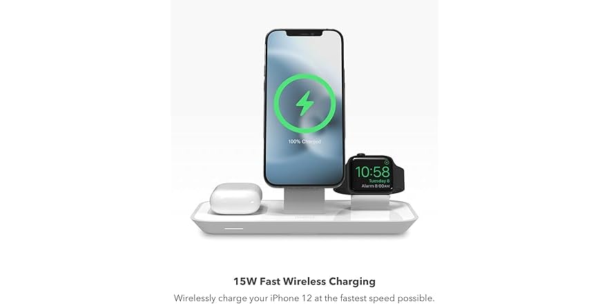 Mophie Wireless Charging Stand White (Open Box)