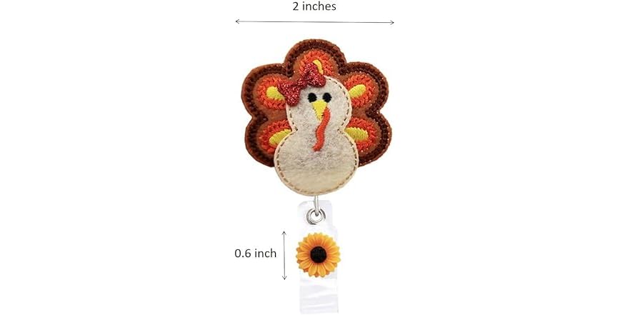 Thanksgiving Turkey Name Card Badge