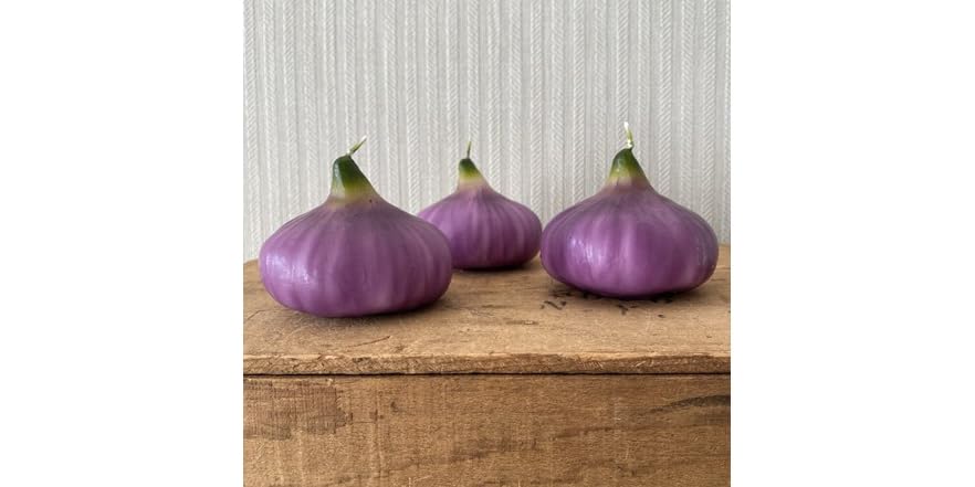 Burning Onion Candles