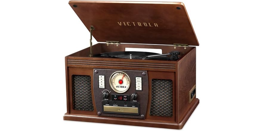 Victrola's 7-in-1 Bluetooth Recordable Record Player