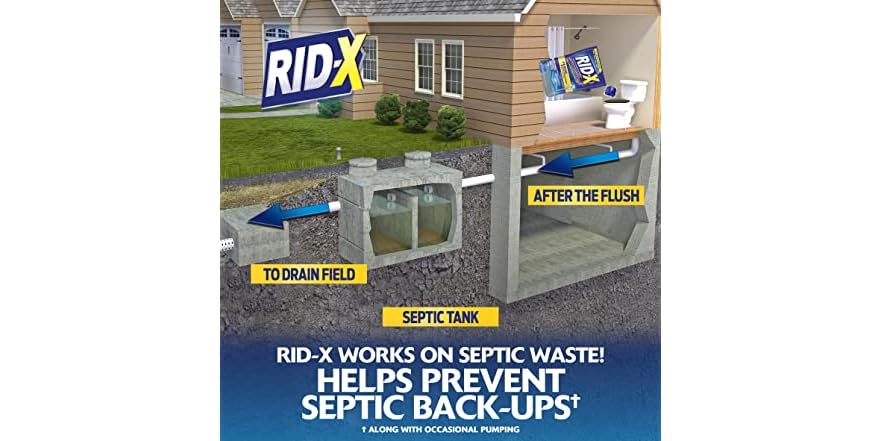Rid-X Septic System Treatment 3Mo Supply