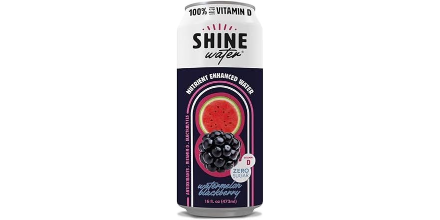 (12 Pack) ShineWater Vitamin D Hydration Electrolyte Drink