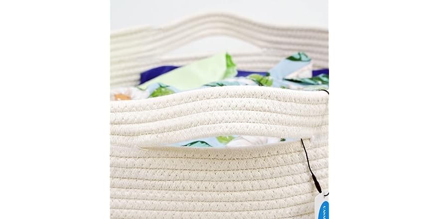 Casaphoria Natural Woven Cotton Rope Sto