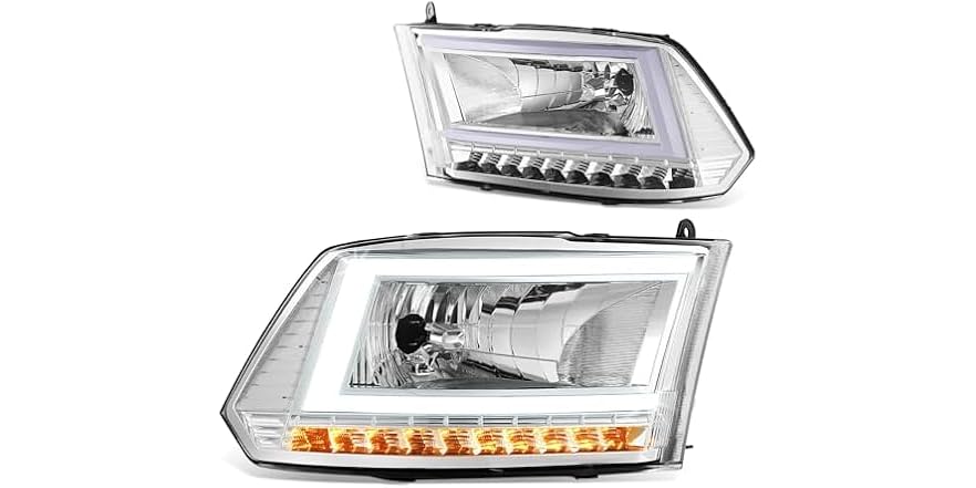 DNA MOTORING Pair of C Pattern 3D Light