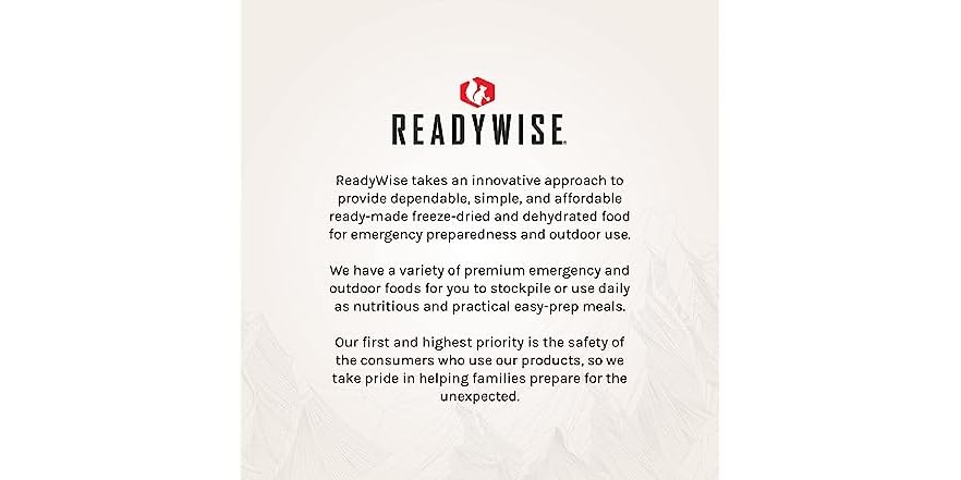 ReadyWise 60 Serving Entrée Bucket