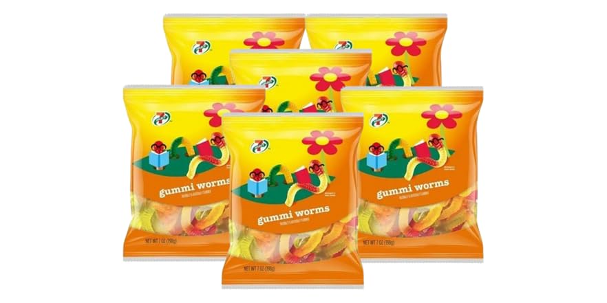 7-Select Gummi Worms - 7 Oz Bags