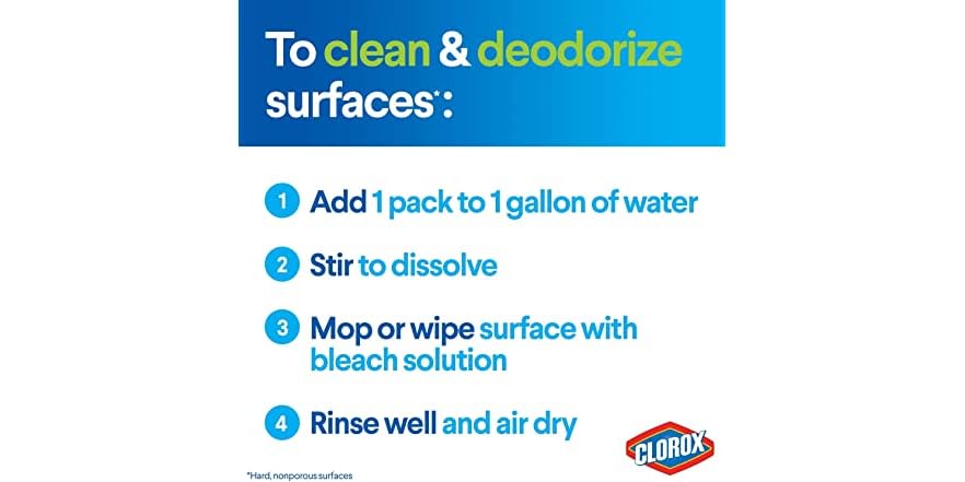 Clorox Bleach Packs Laundry Pods
