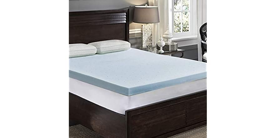 3" Gel Infused Cool Memory Foam Topper