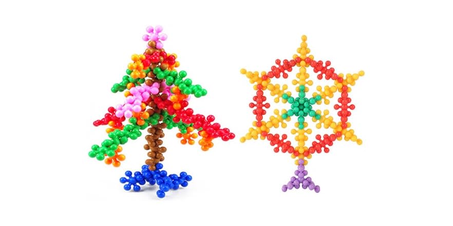200-Piece 3D Interlocking Building Blocks