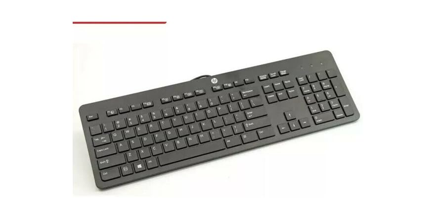 HP USB Slim Wired Keyboard KBAR 211