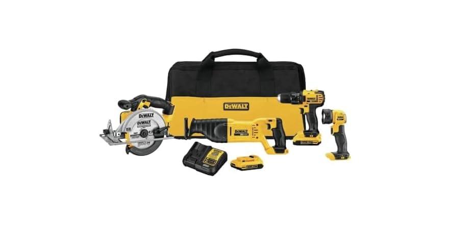 DEWALT DCK423D2 20V MAX Power Tool Combo Kit