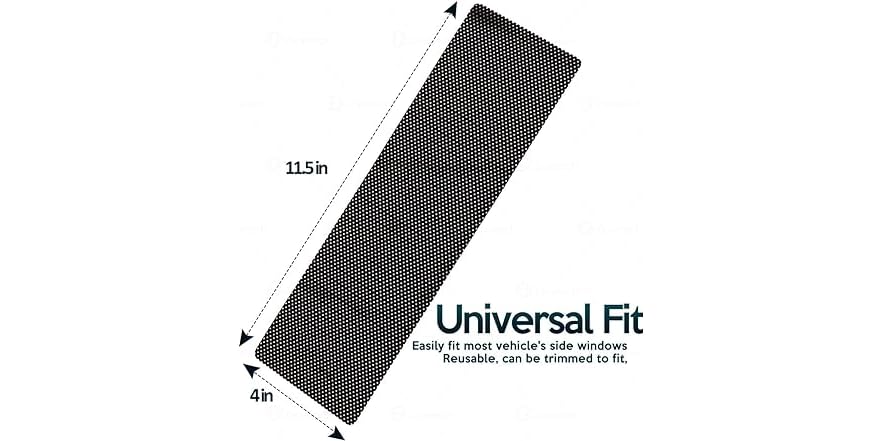 Zone Tech 2 Pack Cling On Car Sun Shade