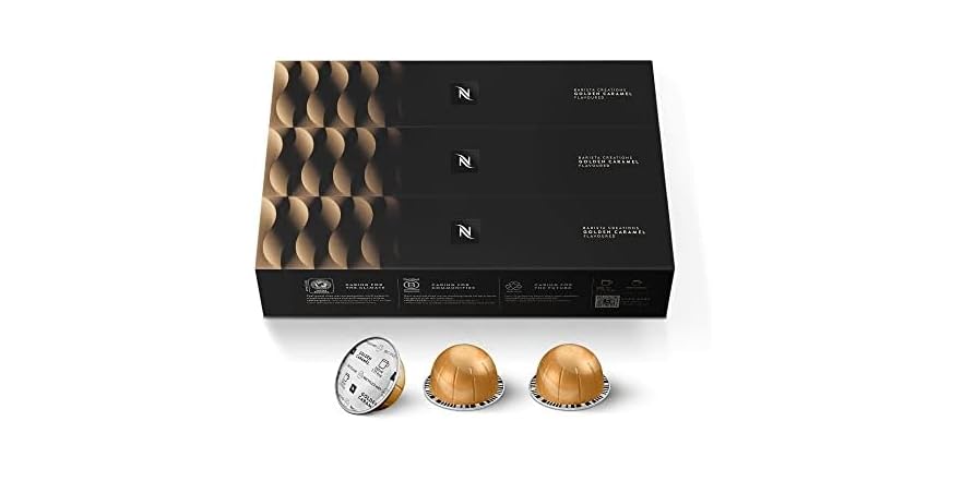 Nespresso Capsules Vertuo Golden Caramel (60ct)