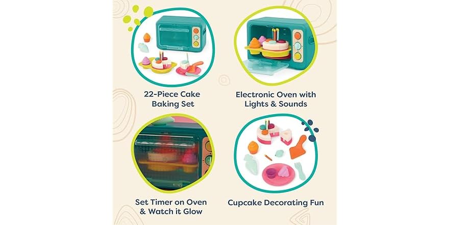 B. toys Play Oven Set, 22 Pieces