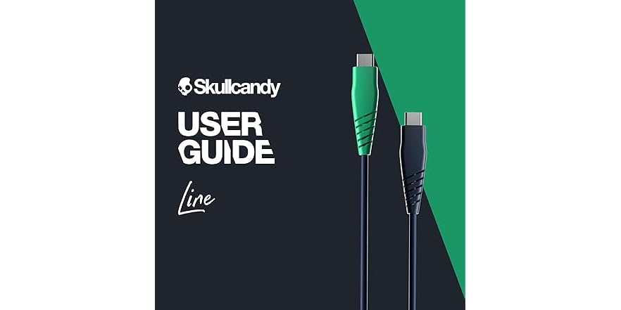 Skullcandy Line USB C Charger Cable, 60W
