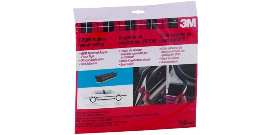 3M - EPDM Rubber Weatherstrip