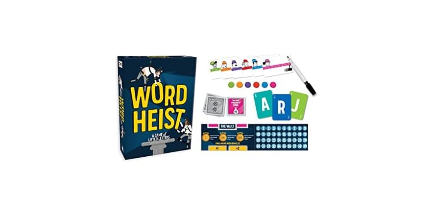 Gamewright Word Heist A Game of Lifted Letters
