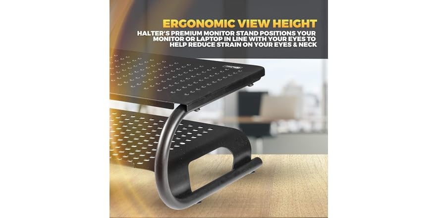 Halter Z500 Vented Computer Monitor Stand