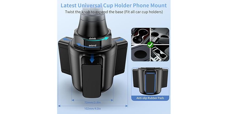 Universal Cup Phone Cradle Holder