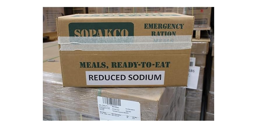 SOPAKCO MRE's Reduced Sodium 16 Meals