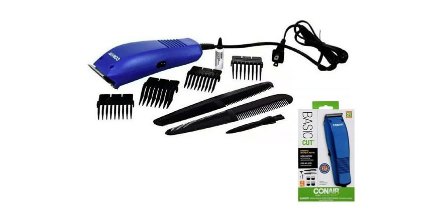 CONAIR Basic Cut Hair Clippers 10 PC Set