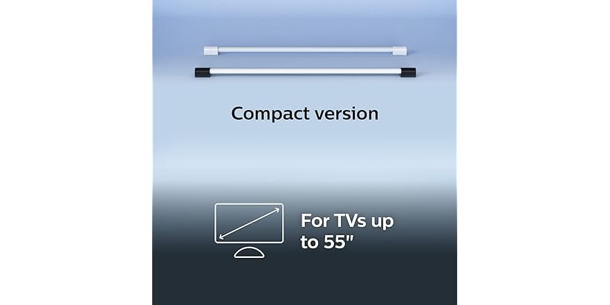 Philips Hue Compact Smart Light Tube, Black