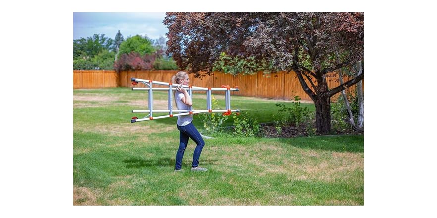 Little Giant Ladders, Velocity with Wheels, 22ft, M22