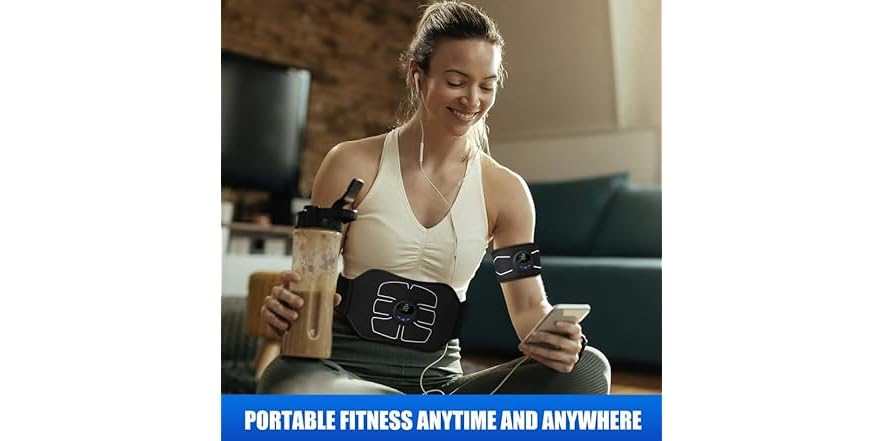 MarCoolTrip MZ Electronic Muscle Stimulator, Abs Stimulator (Open Box)