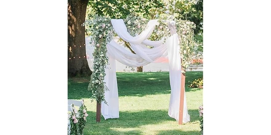 LuoluoHouse Wedding Arch Drapes
