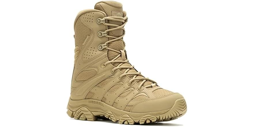 Merrell Moab 3 8" Zip Military Leather Work Boots (Open Box) (Open Box)