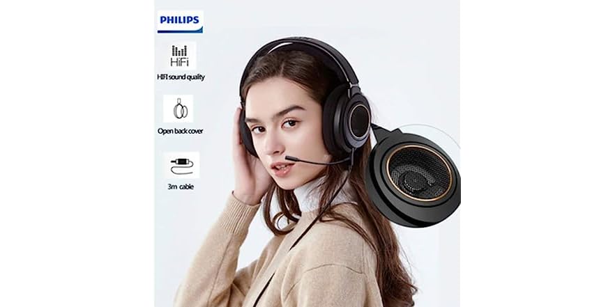 Philips SHP9600MB Over-Ear Studio Headphones