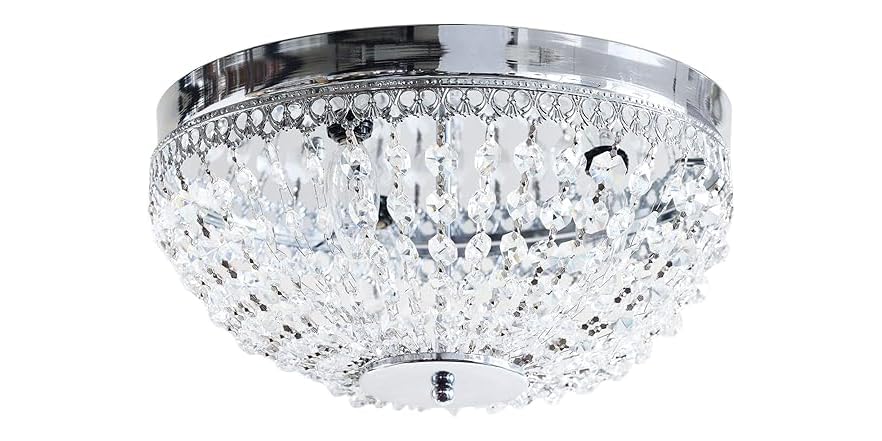 Parrot Uncle C2265-PU Crystal Chandelier Light Fixture (Open Box)