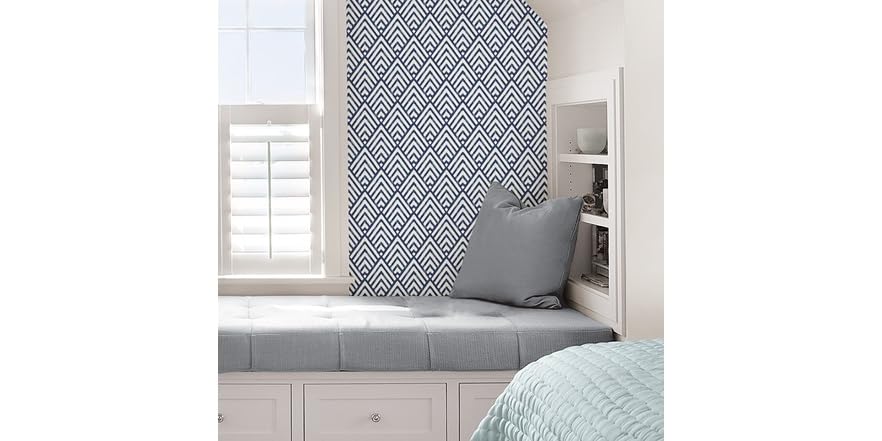 Arrowhead Deep Blue Peel & Stick Wallpaper