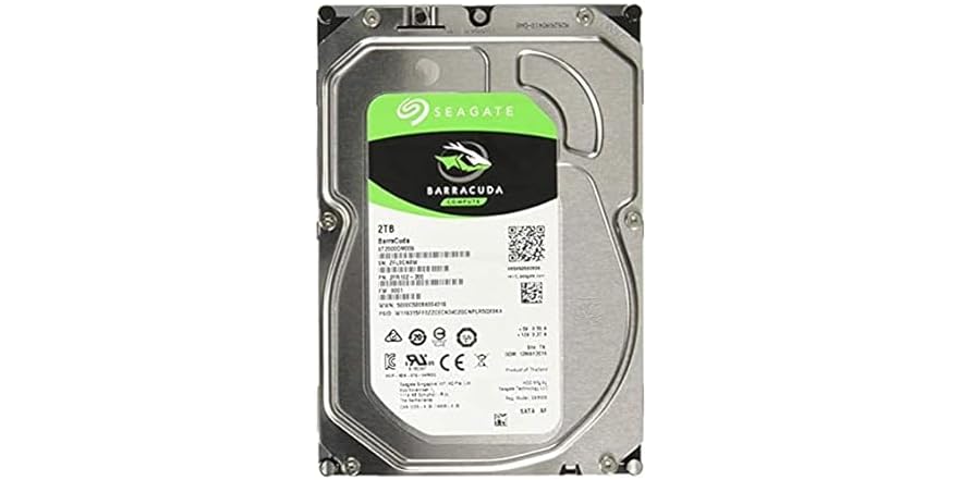 Seagate Barracuda ST2000DM008 2 TB 3.5" Internal Hard Drive - SATA