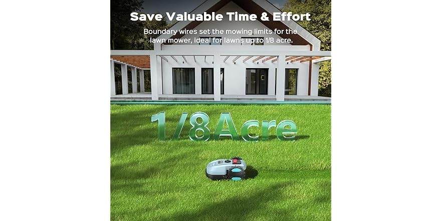 Robotic Lawn Mower with App Control (Open Box)
