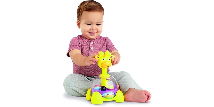 Tumble Top Spinning and Popping Baby Toy