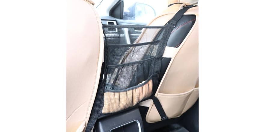 3P Experts Cargo Net Seat Organizer Black